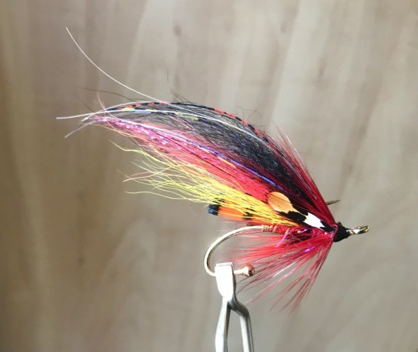Autumn Red Brooch - Salmon Fishing Flies from Helmsdale Company